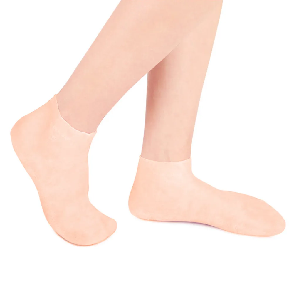 Silicone Feet Care Socks Moisturizing Gel Heel Thin Socks Foot Skin ...
