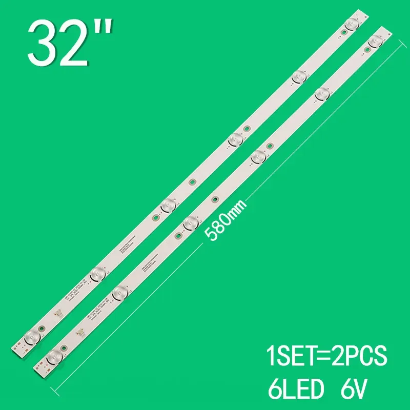 32-Inch LCD TV Backlight Strip: 2 Pack JL.D32061330-081AS-M FZD-03 ...
