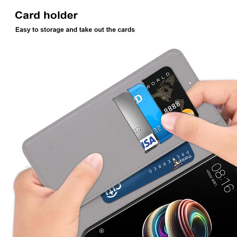 Leather magnetic flip wallet case for Samsung Galaxy A22 4G and A32 5G ...