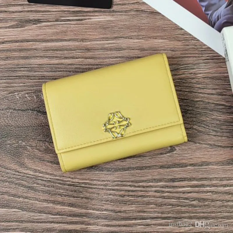 Designer Puffer Anagram Small Vertical Wallet In Shiny Nappa Calfskin ...