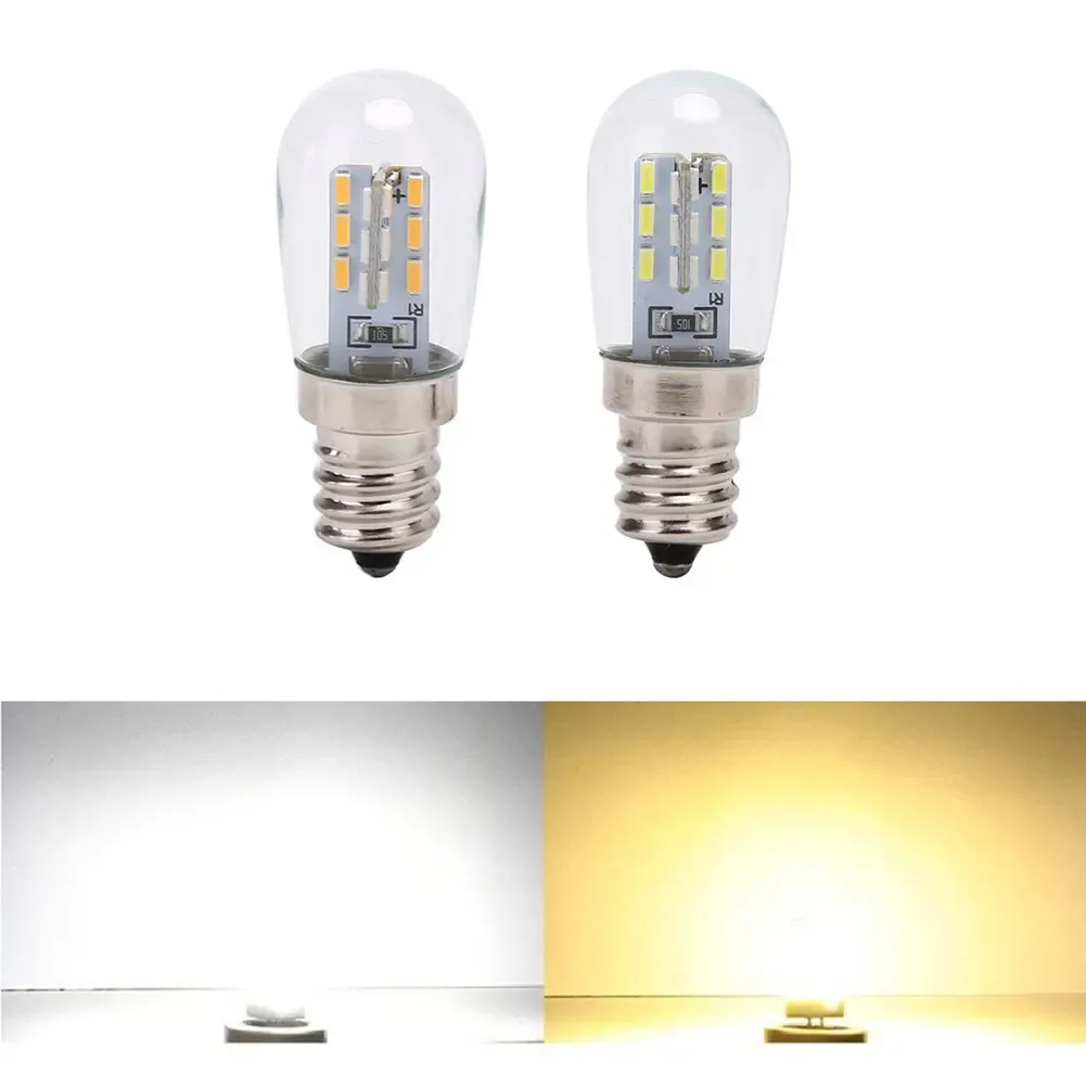 High Bright E12 LED Light Bulb, 220V Pure Warm White Glass Shade Lamp ...