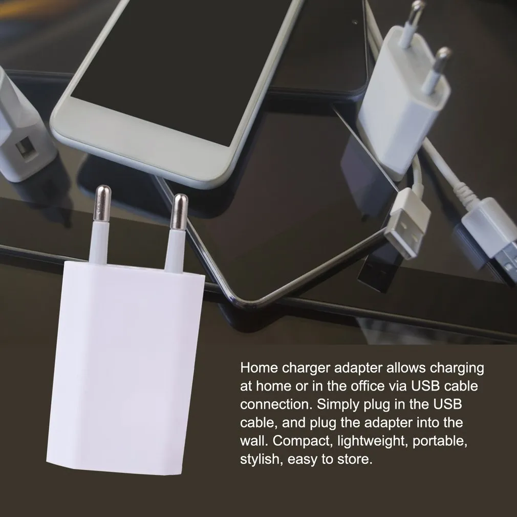 USB Wall Charger Cube 5V 1A Single USB Port Durable Charger Adapter for ...