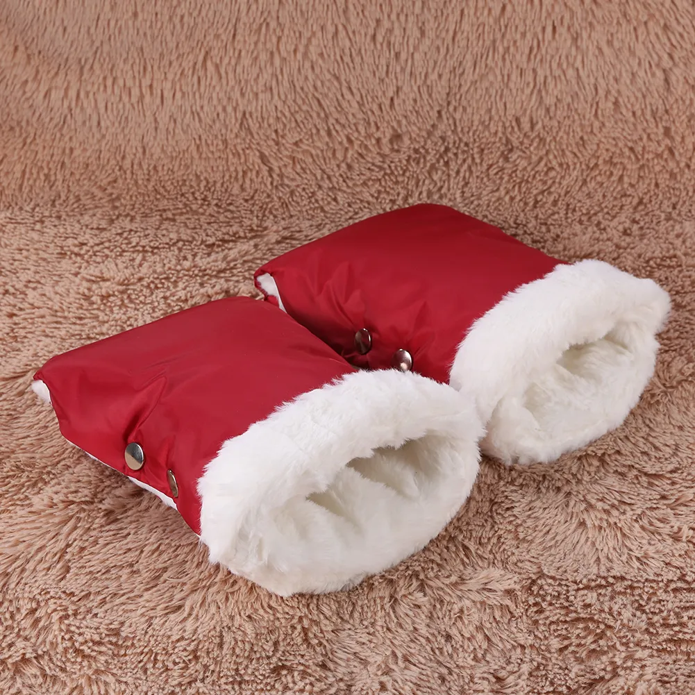 Winter Waterproof Stroller Gloves with Insulated Fleece Lining for Baby ...