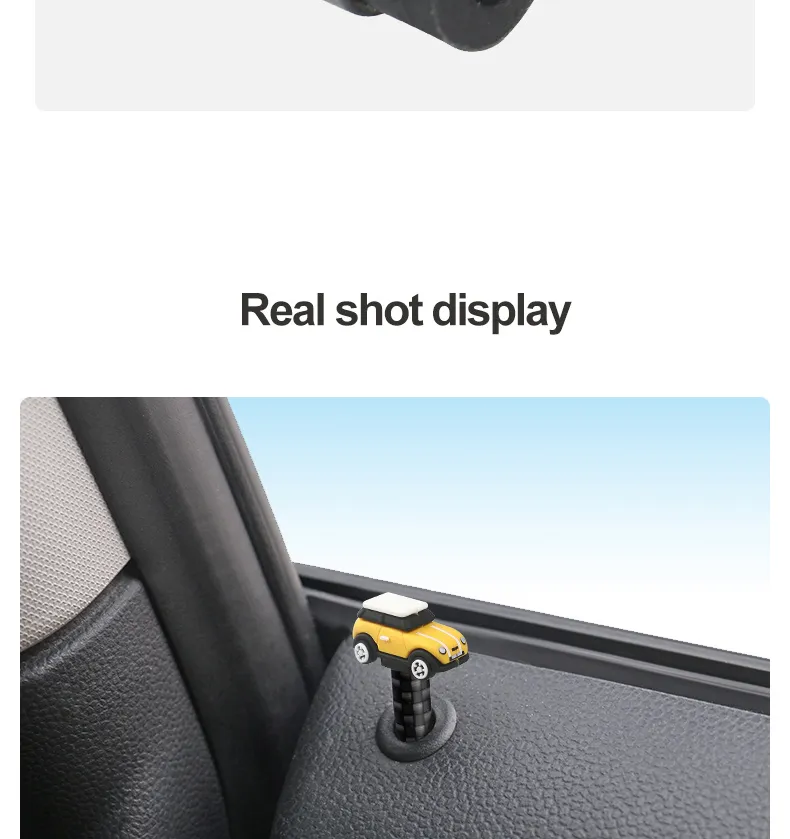 Car Door Pin Decorative 3D Silicone Interior Accessory for Mini Cooper ...