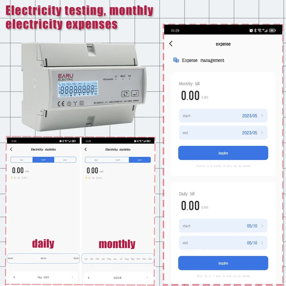 DHgate.com:Smart Energy MonitoringTuya WiFi ZigBee 3 Phase Energy Meter ...