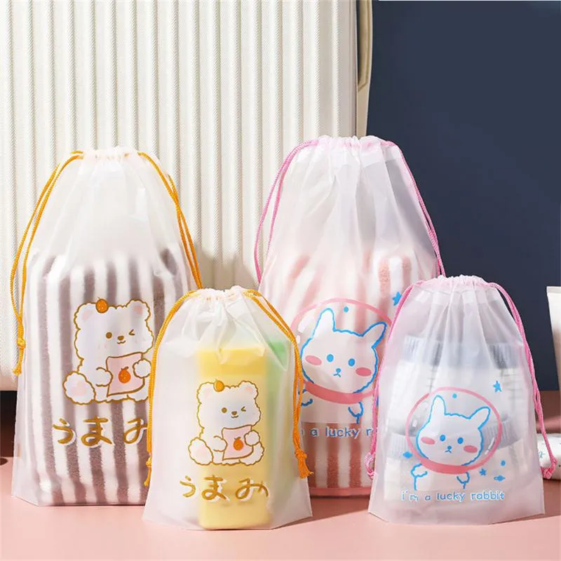 DHgate.com:Waterproof Multipurpose Plastic Drawstring Organizer Bag for ...