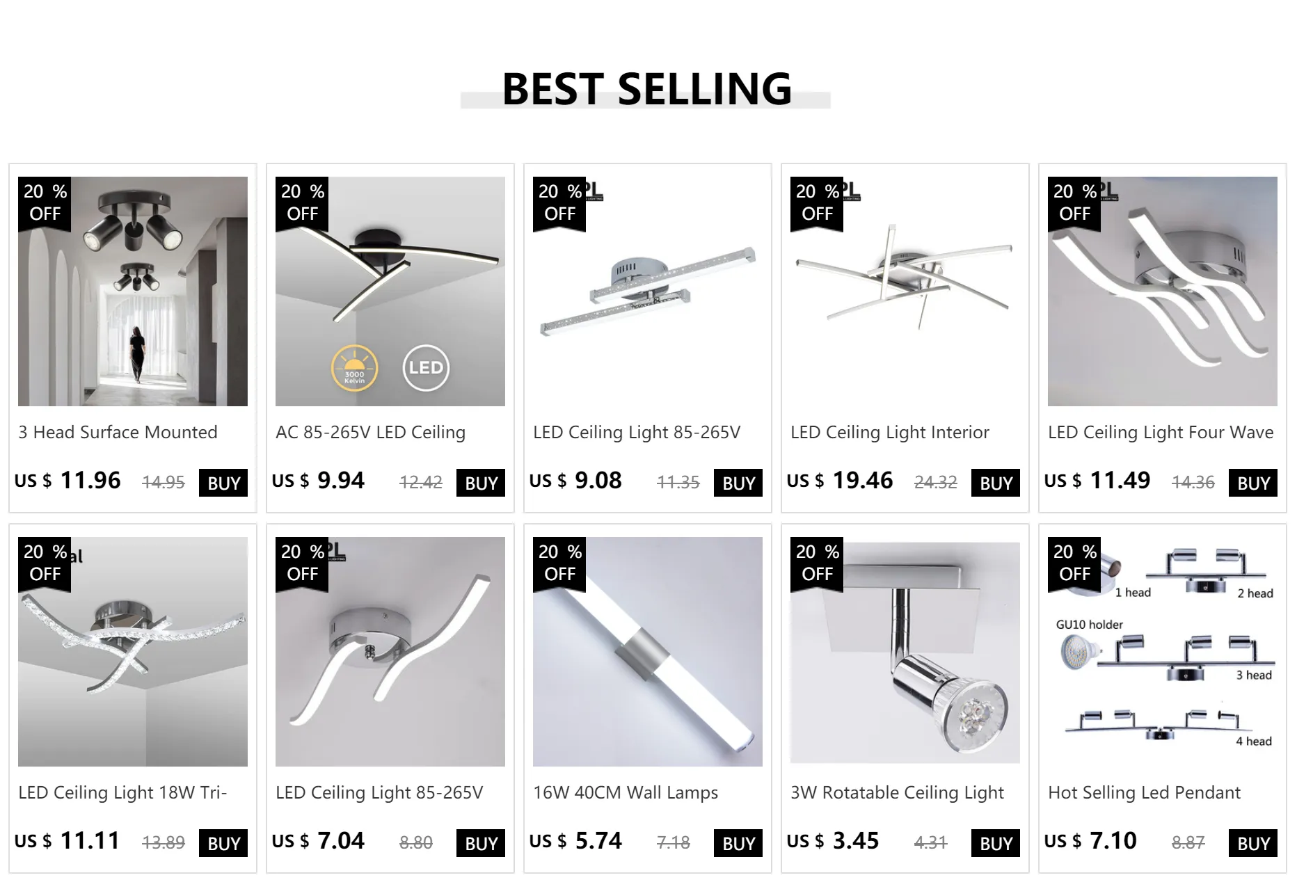 LED Ceiling Light 18W Dimmable with 3 Built-in LED Boards Modern Curved ...