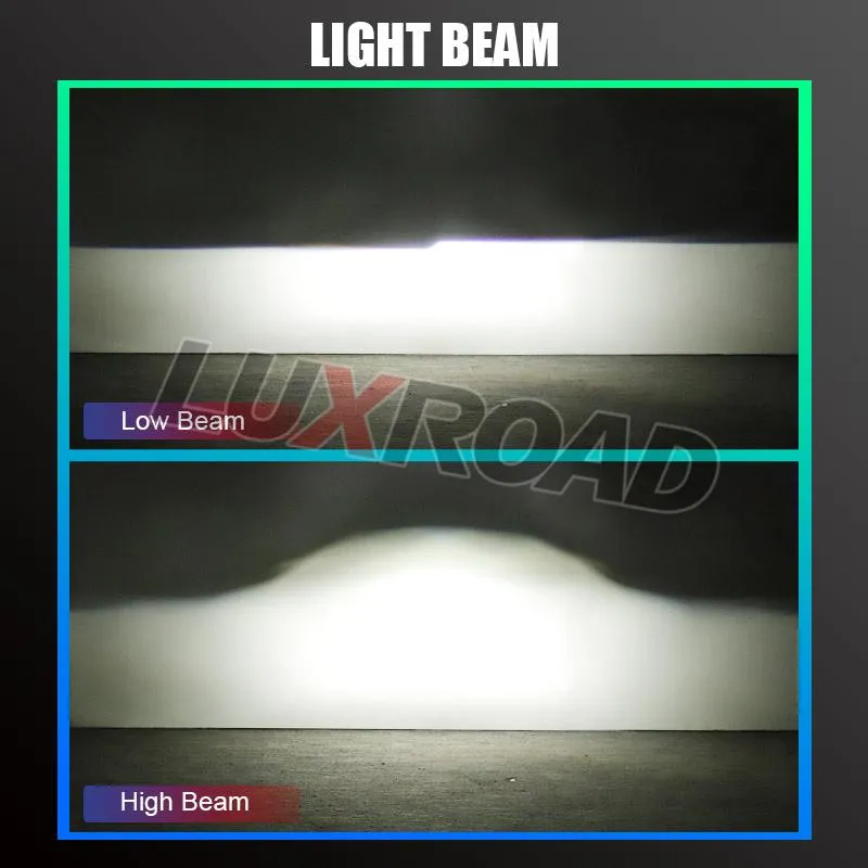 2.5" Bi-LED bifocal lens for Headlights, Cars, Motorcycles - Angle Eyes ...