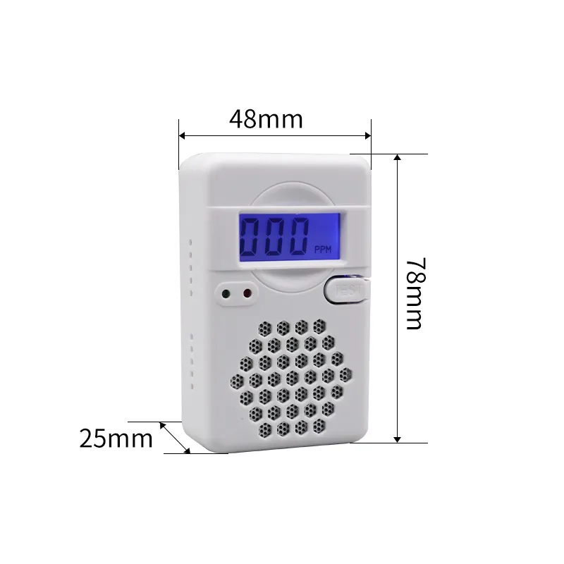 DHgate.com:Battery-Powered CO Gas Detector - Carbon Monoxide Alarm with ...