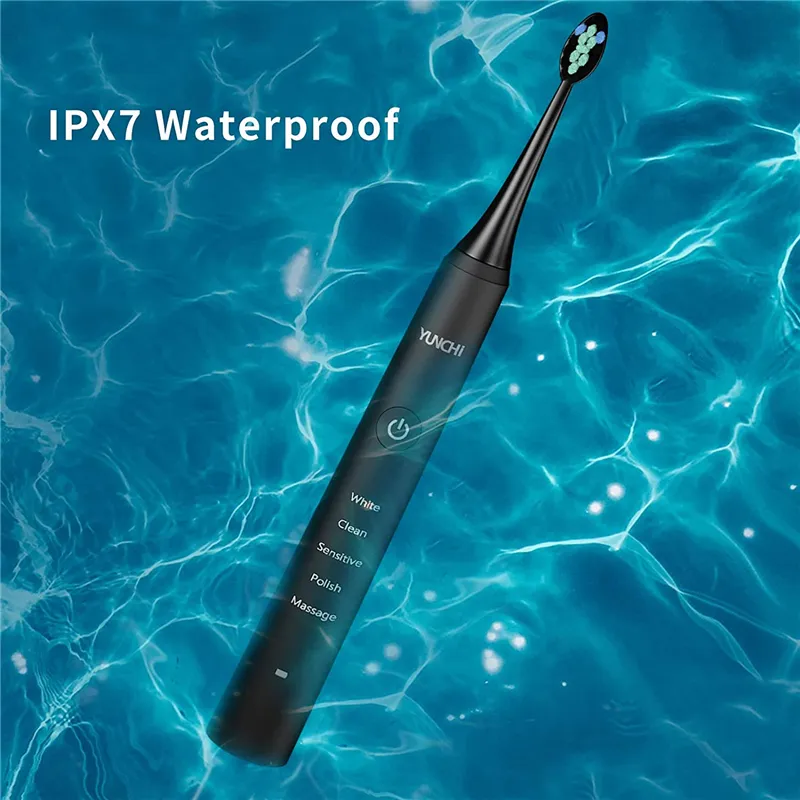 DHgate.com:YUNCHI Sonic Electric Toothbrush - 5 Modes, USB Rechargeable, 2Min Timer, IPX7 ...