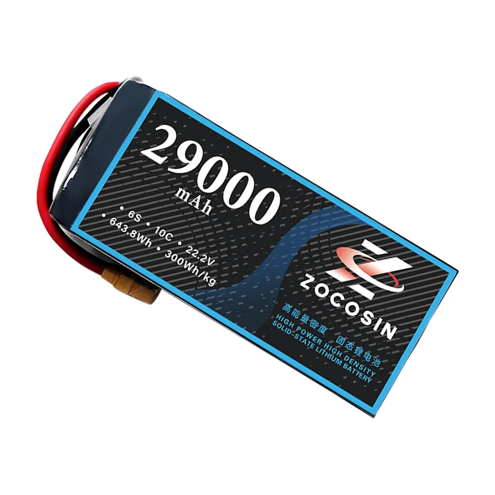 High Performance 6S 22.2V 29Ah Rechargeable Lithium Battery For Drone UAV 300Wh/Kg Capacity From ...