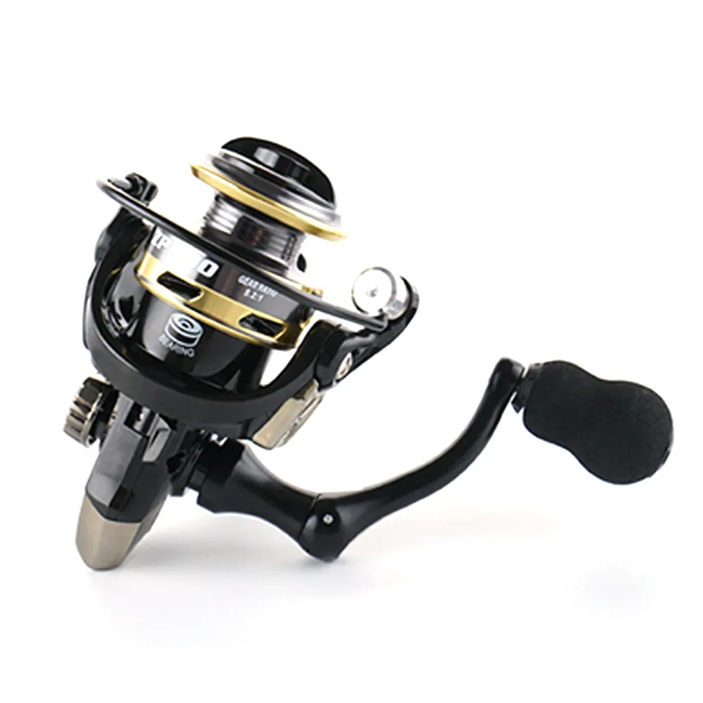 Mini Spinning Fishing Reel, 5.2/1 Gear Ratio, 13 BBs, Metal Spool Wheel ...