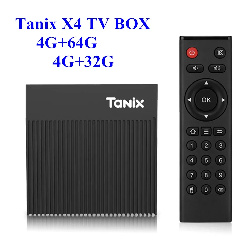 Tanix X4 Android11 android tv box with Amlogic S905X4, 4GB RAM, 32GB ...