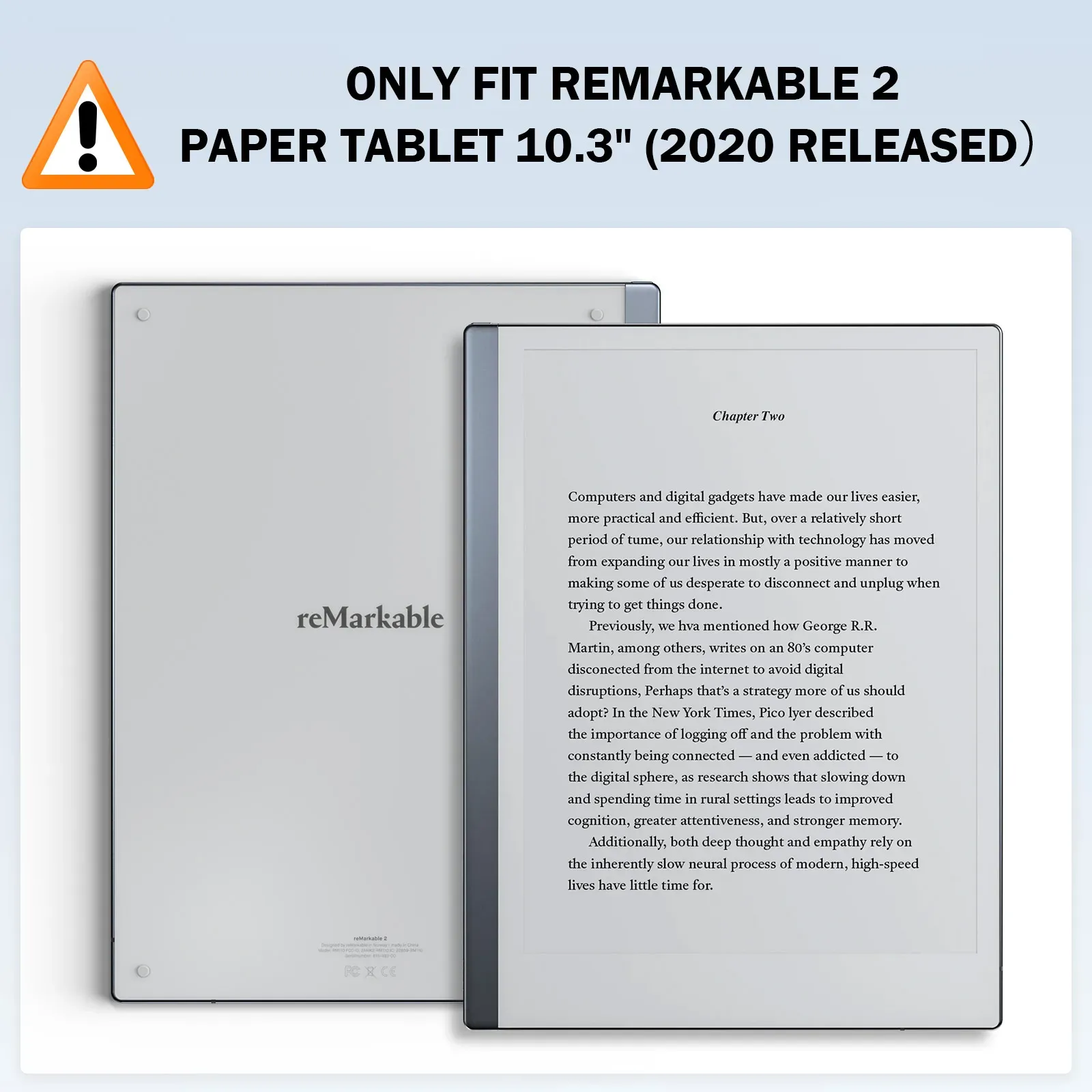 MoKo Remarkable 2 Case - Durable & Slim Folio Cover with Pen Holder for ...