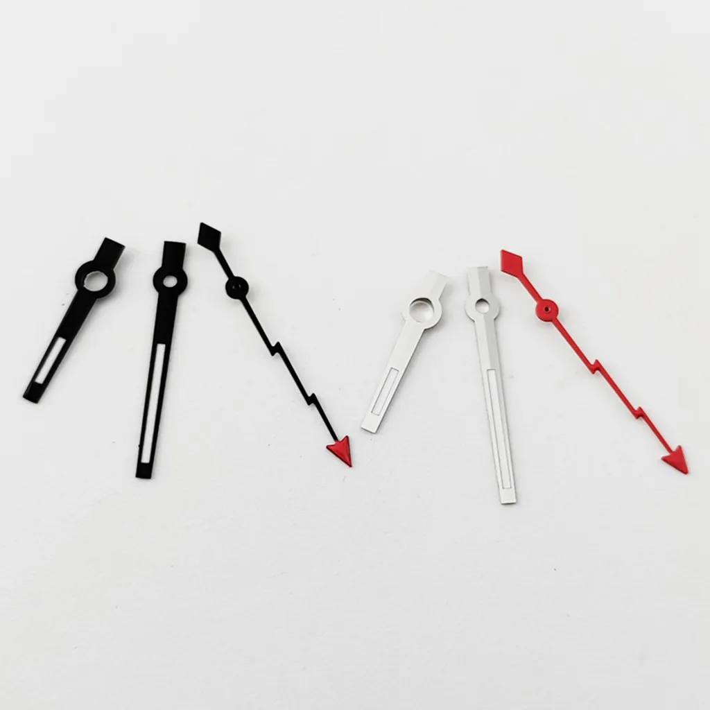 Silver Watch Hands Green Luminous for NH35 NH36 ETA 2824 2836 Miyota ...