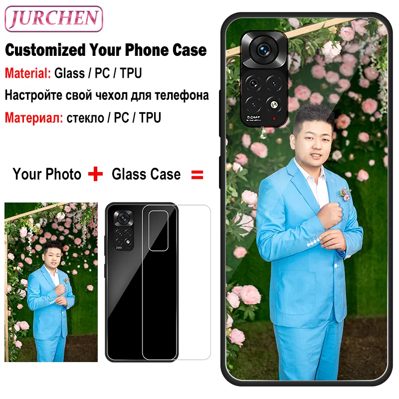 DHgate.com:Custom Leather Glass Phone Case w/ Photo, For Xiaomi Redmi ...