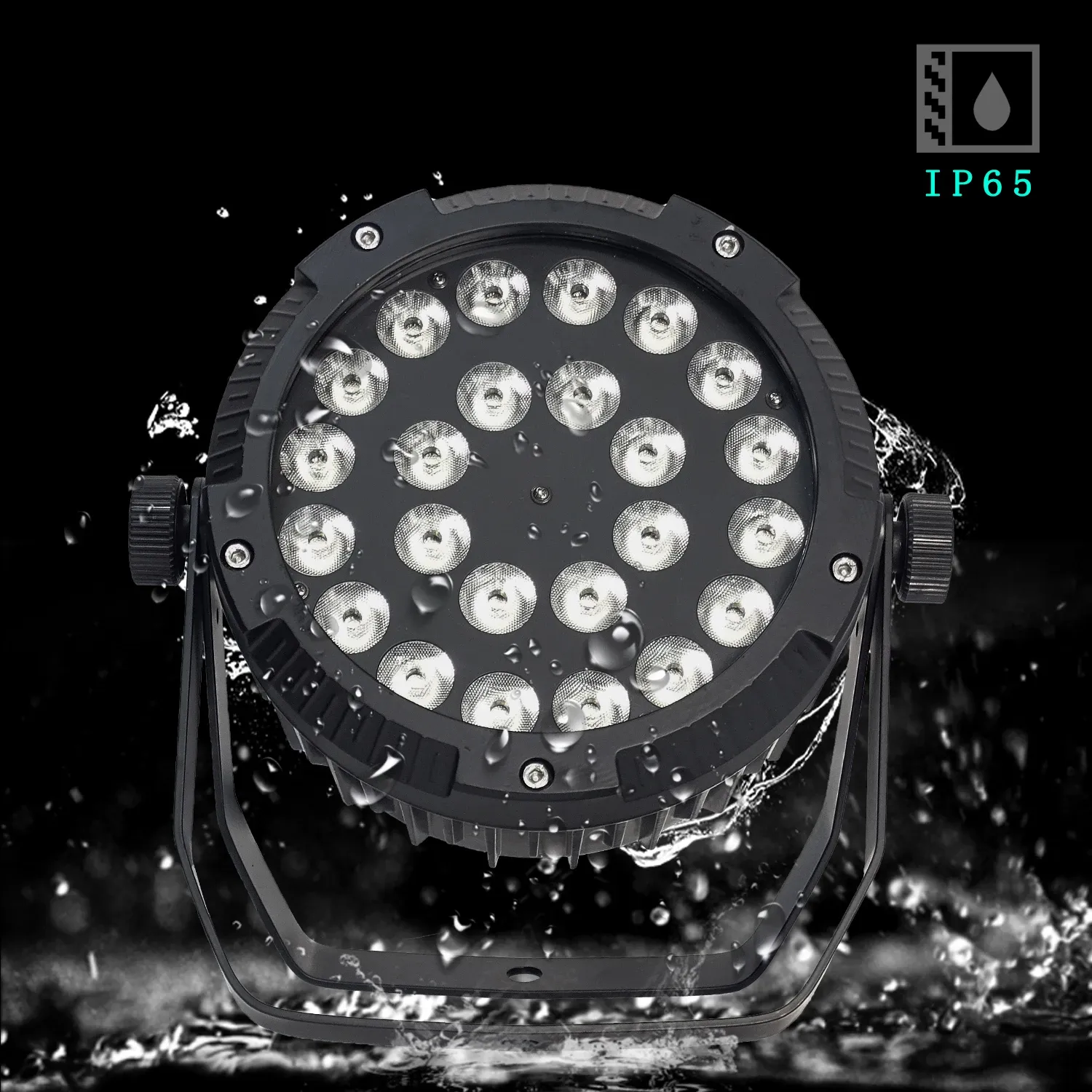 LED Par Light 24x12W RGBW 4-in-1 IP65 Waterproof Outdoor Stage ...
