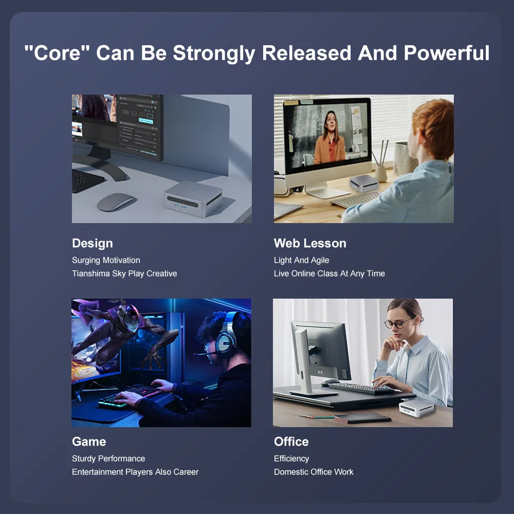 AMD Ryzen 7 MINI PC 4700U CPU、64GB DDR4、WIFI6を搭載したGenmachine Ren4000を￥ ...