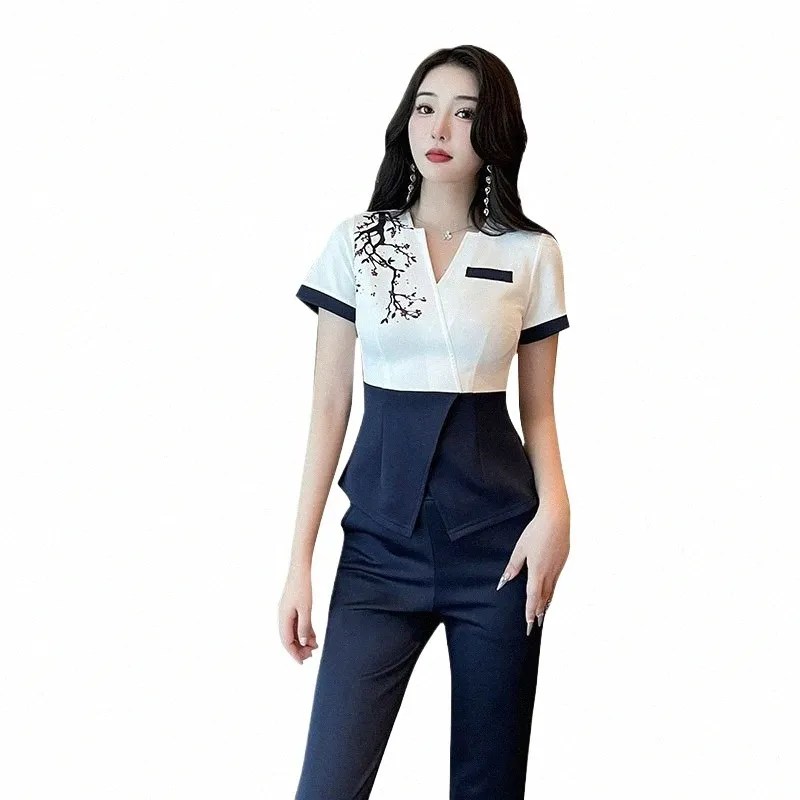 Women's Spa Uniform Set: Hotel Massage Overall, Sauna Beauty Clothing ...