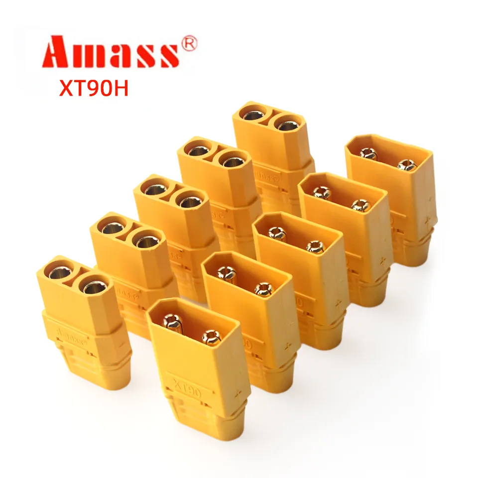 XT90 Connectors: 4.5mm Banana Plugs, Ideal for RC Drones & Cars. Automotive Battery Connectors ...