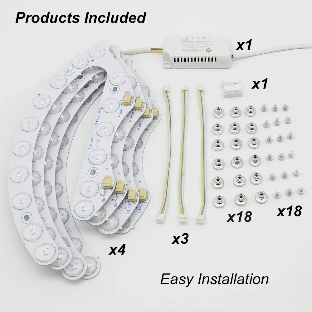DHgate.com:Round LED Ceiling Light Panel - 48W2, 220V, Dimmable, for ...