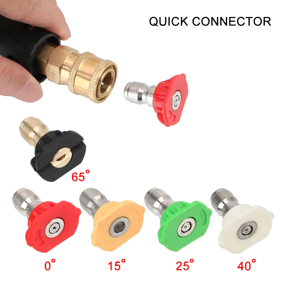 DHgate.com:14mm M22 Socket Snow Foam Gun with 5 Spray Nozzles, Quick ...