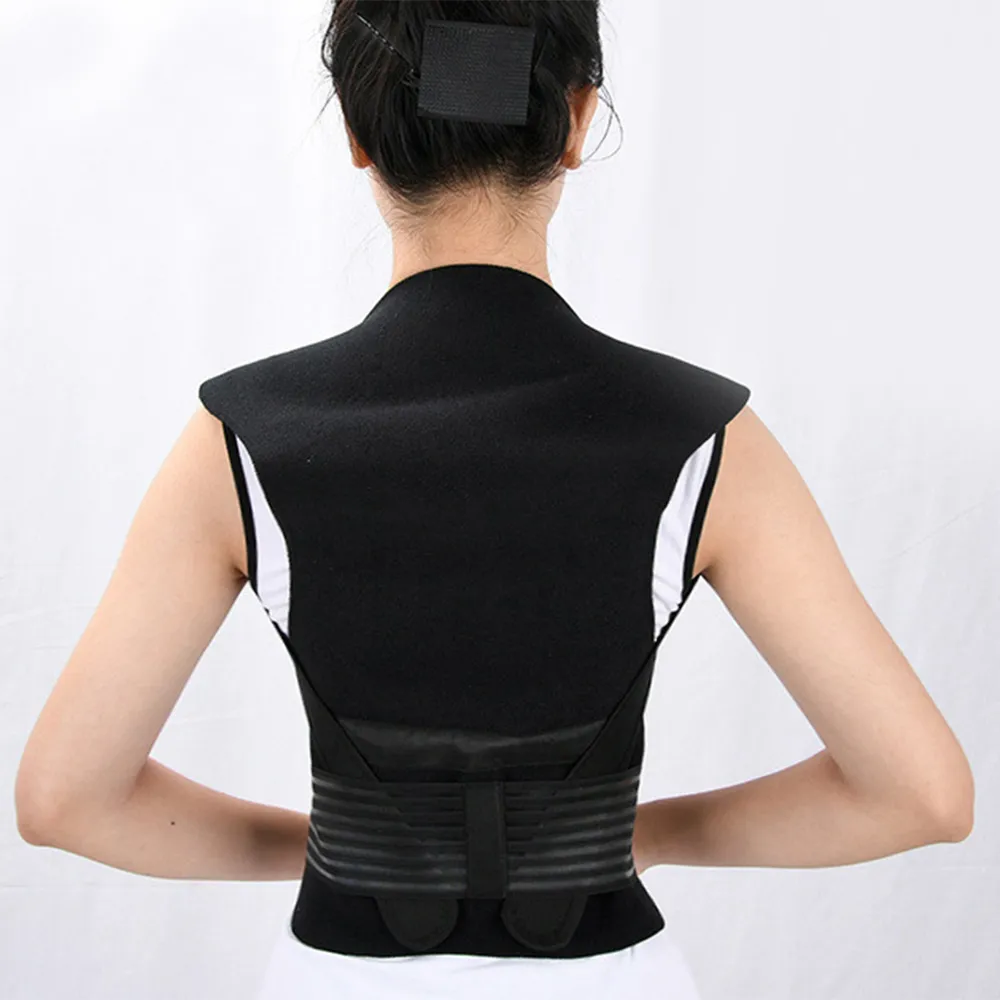 Massage Belt For Back Pain Adjustable Magnetic Therapy Lumbar Support ...