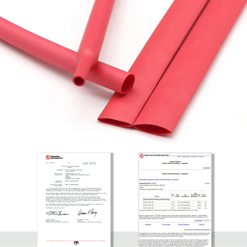 Red Polyolefin thermal coupling wire Sleeve - 1 Meter Length, 2:1 ...