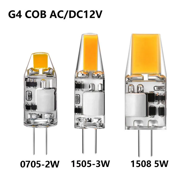 DHgate.com:G4 COB LED Spotlight Bulbs, 5-Pack, 2W/3W/5W, No Flicker ...