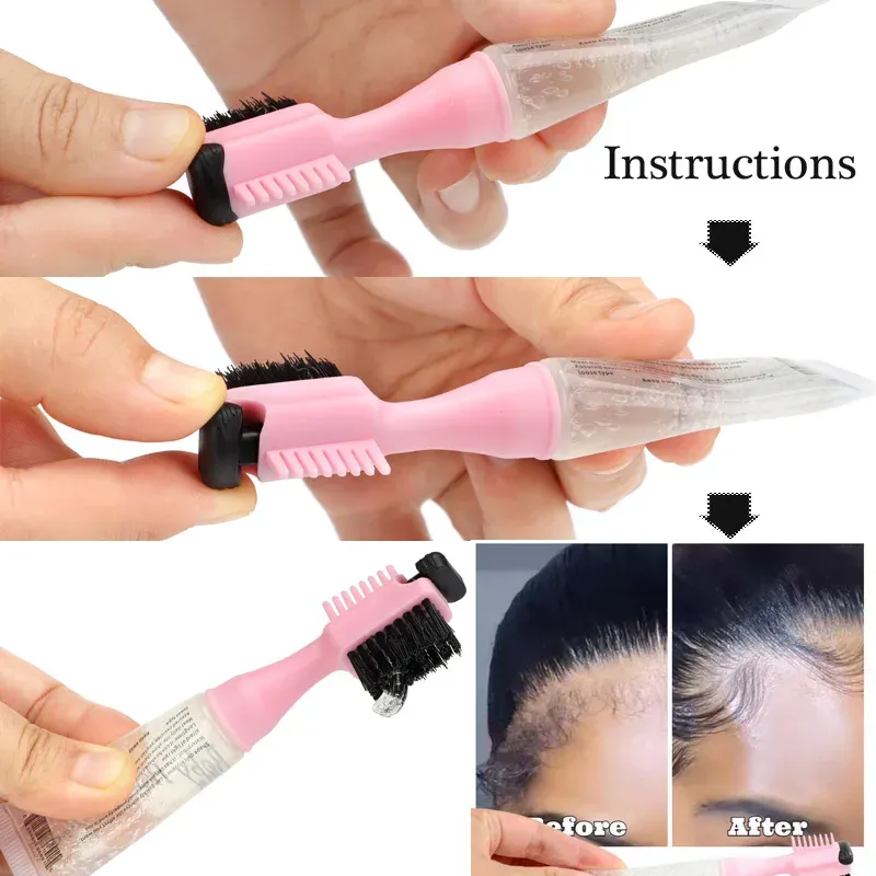 3 In 1 Baby Hair Edges Pro With Edge Control Edge Brush, Gel ...