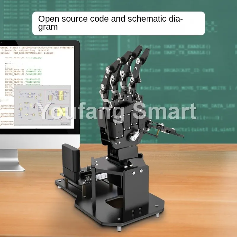 DHgate.com:Bionic Robot Hand Kit: Open Source 5-Fingered STEM Learning ...