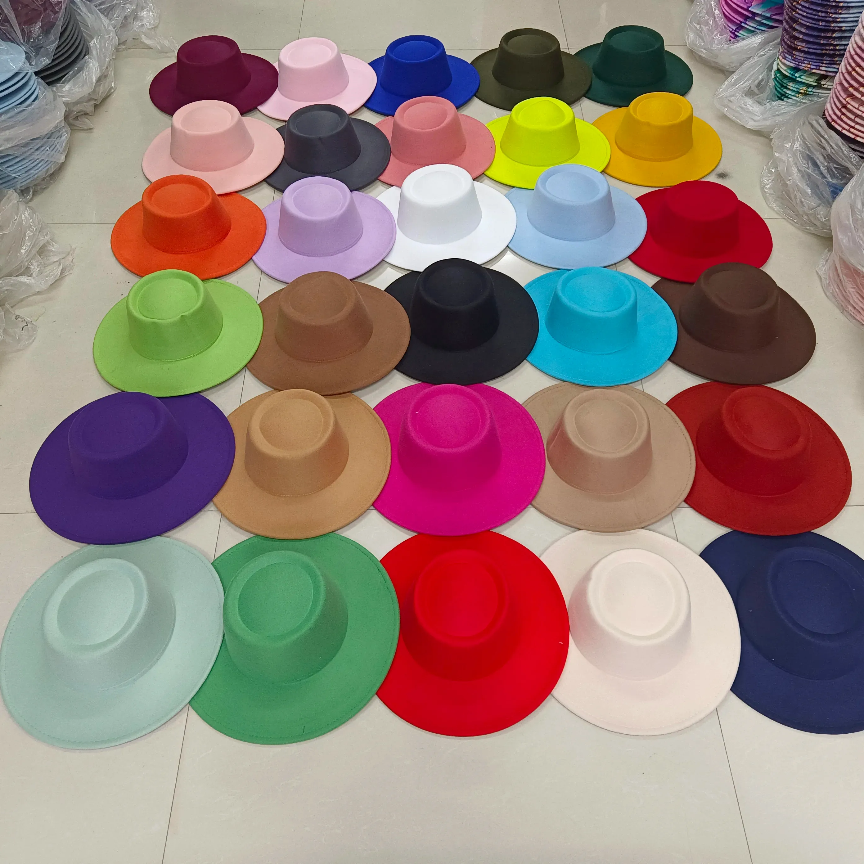 Unisex Cotton Polyester Fedora Hat, Raised Round Top... From Ddmyhome ...