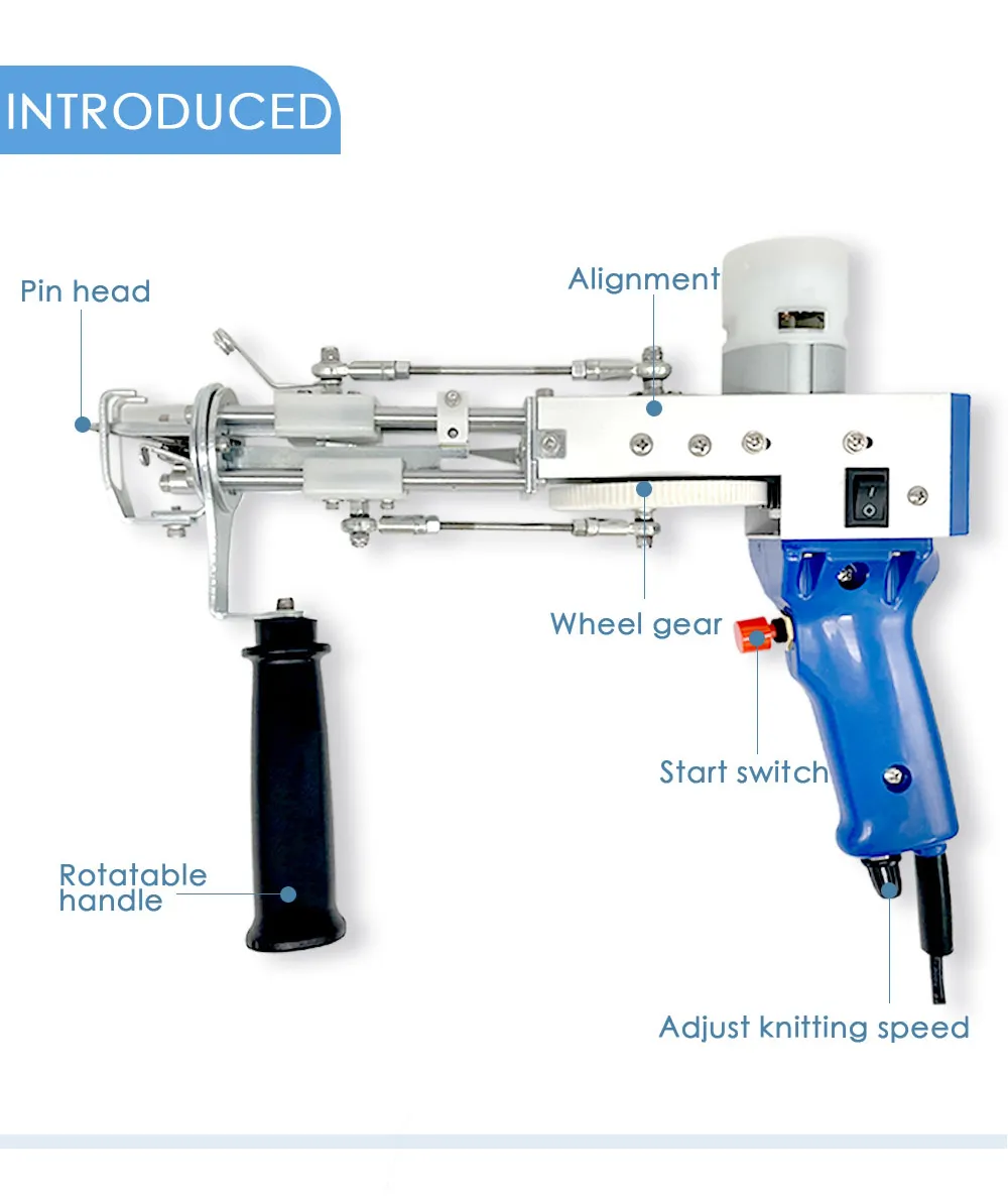 DHgate.com:2 in 1 Tufting Gun Set Cut Pile Loop Pile tufting Gun ...