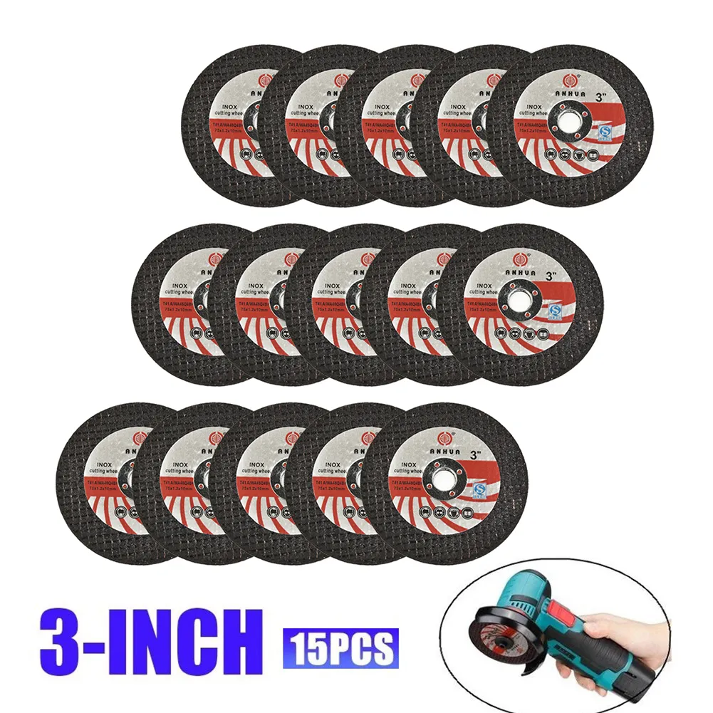 Angle Grinder Discs: 15x 75x10x1.2mm Flat Flap Grinding Wheels for ...