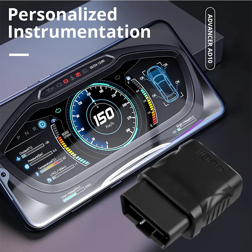 DHgate.com:OBD2 Scanner, Car Diagnostic Tool, ELM327 V2.1 Bluetooth OBD ...