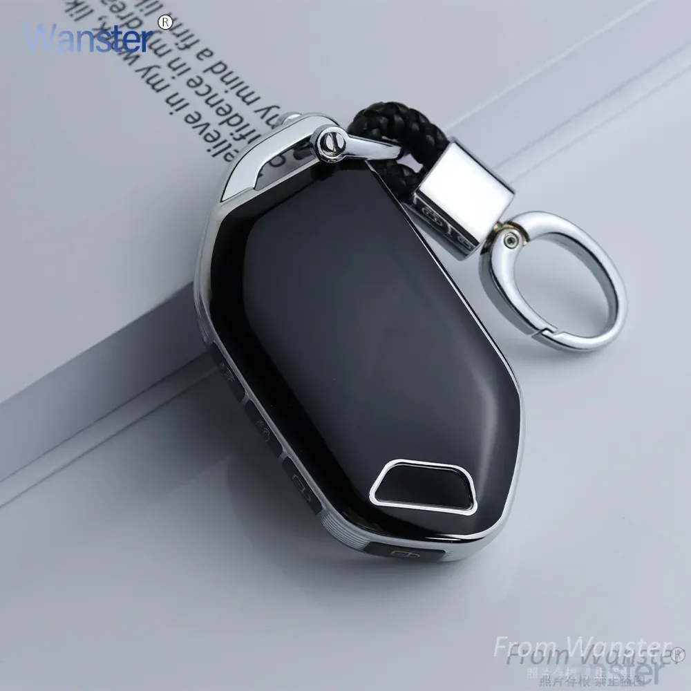 2024Silver TPU Car Key Case Cover for Kia EV9 Picanto Sorento Carnival ...