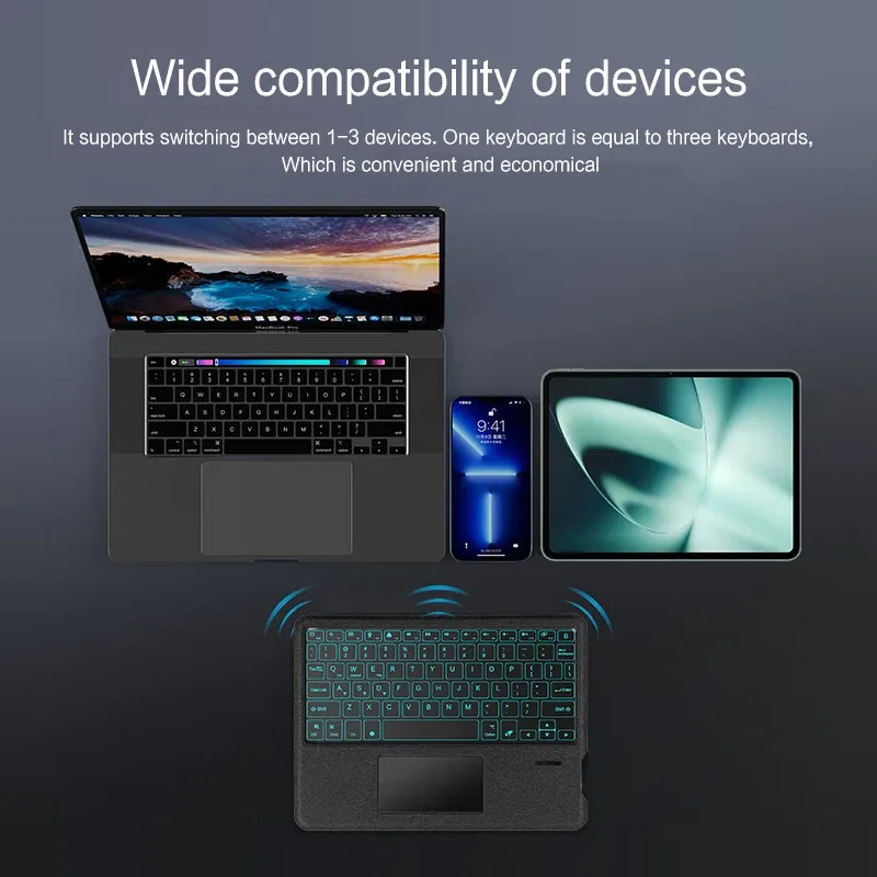 Smart Magic Keyboard Case with Touchpad for OnePlus Pad 11-Inch Tablet ...