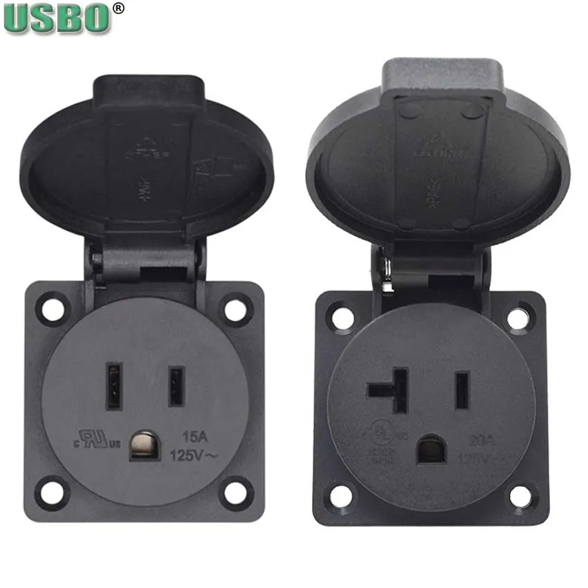 Universal 15A 20A America Outdoor Waterproof Industry Power Outlet L5 ...