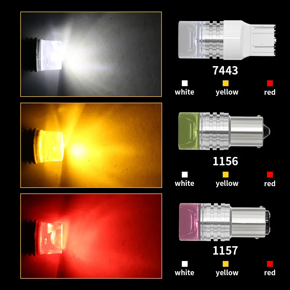 DHgate.com:2-Pack1156/1157 BAY15D P21/5W 7443 LED Bulbs, 2835 9-SMD ...