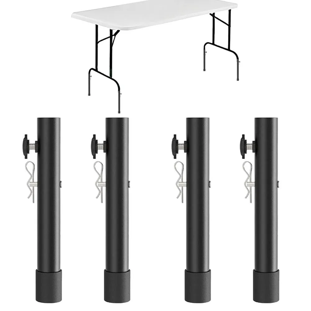 Folding Steel Table Leg Extenders for Laptop Coffee Sofa Support ...