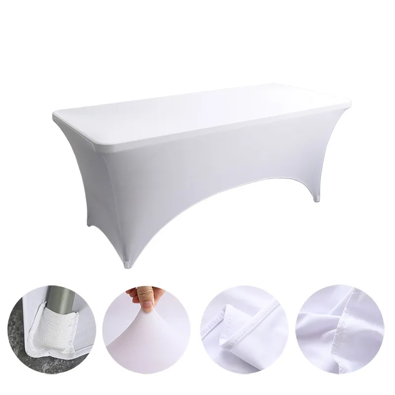 DHgate.com:Spandex Rectangular Fitted Stretch Tablecloths for 4FT ...