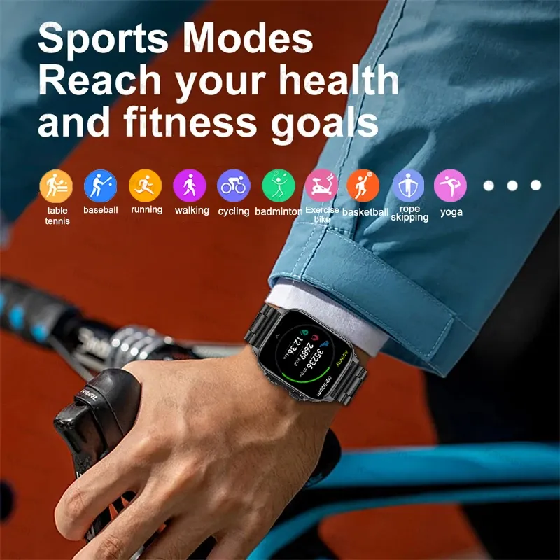 DHgate.com:2024 Latest2.0 Full Screen Smartwatch, Bluetooth Call, NFC ...