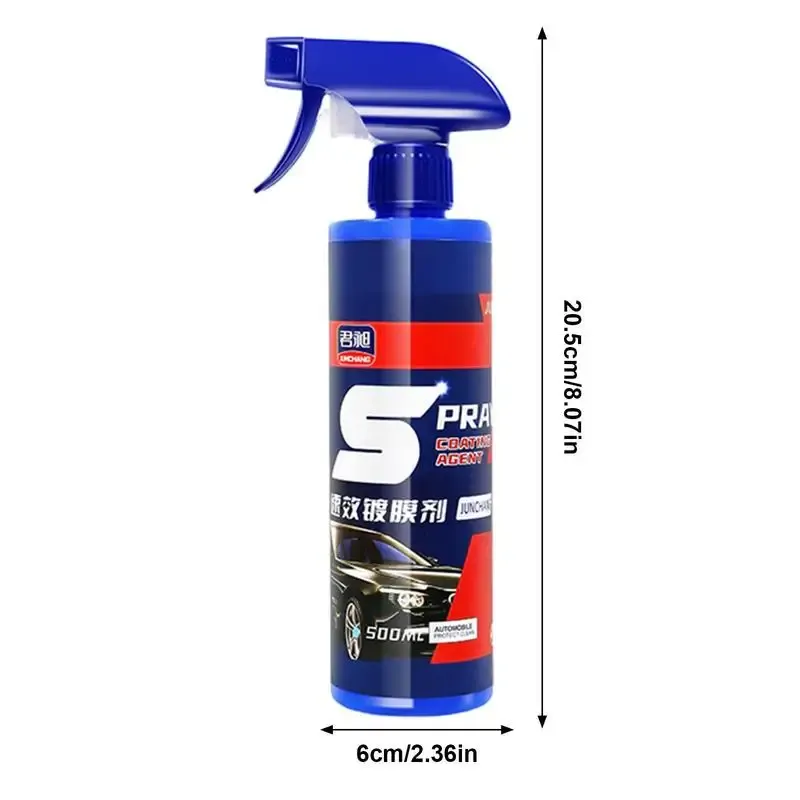 Auto Detail Spray Bottle - Quick Car Coating Spray, 500ml Nano-Coating ...