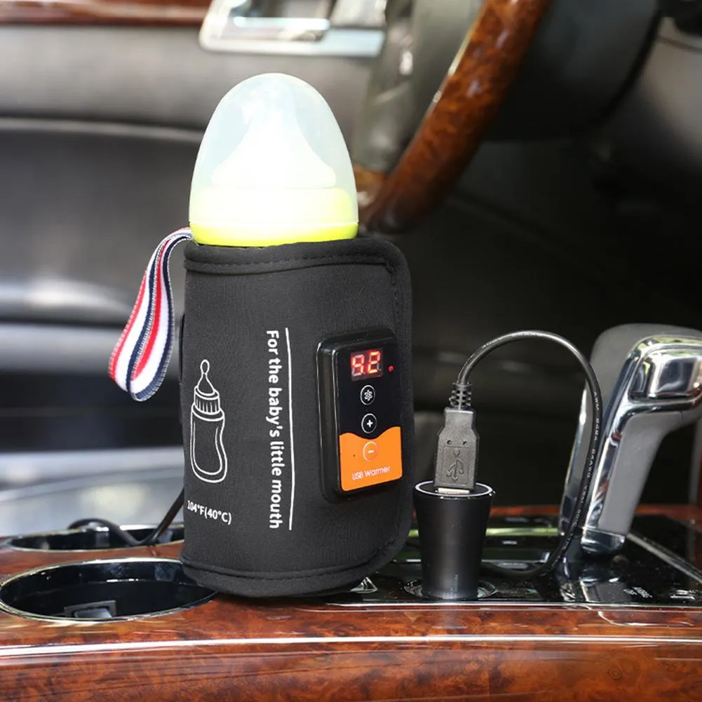 DHgate.com:2024 Smart USB Baby Bottle Warmer Bag - Portable Milk Bottle ...