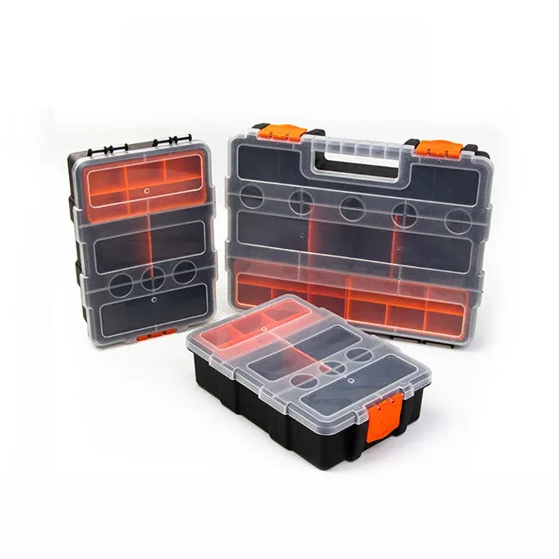 S2 Steel Drill Bits Hardware Organizer Tool Box With Removable Dividers ...