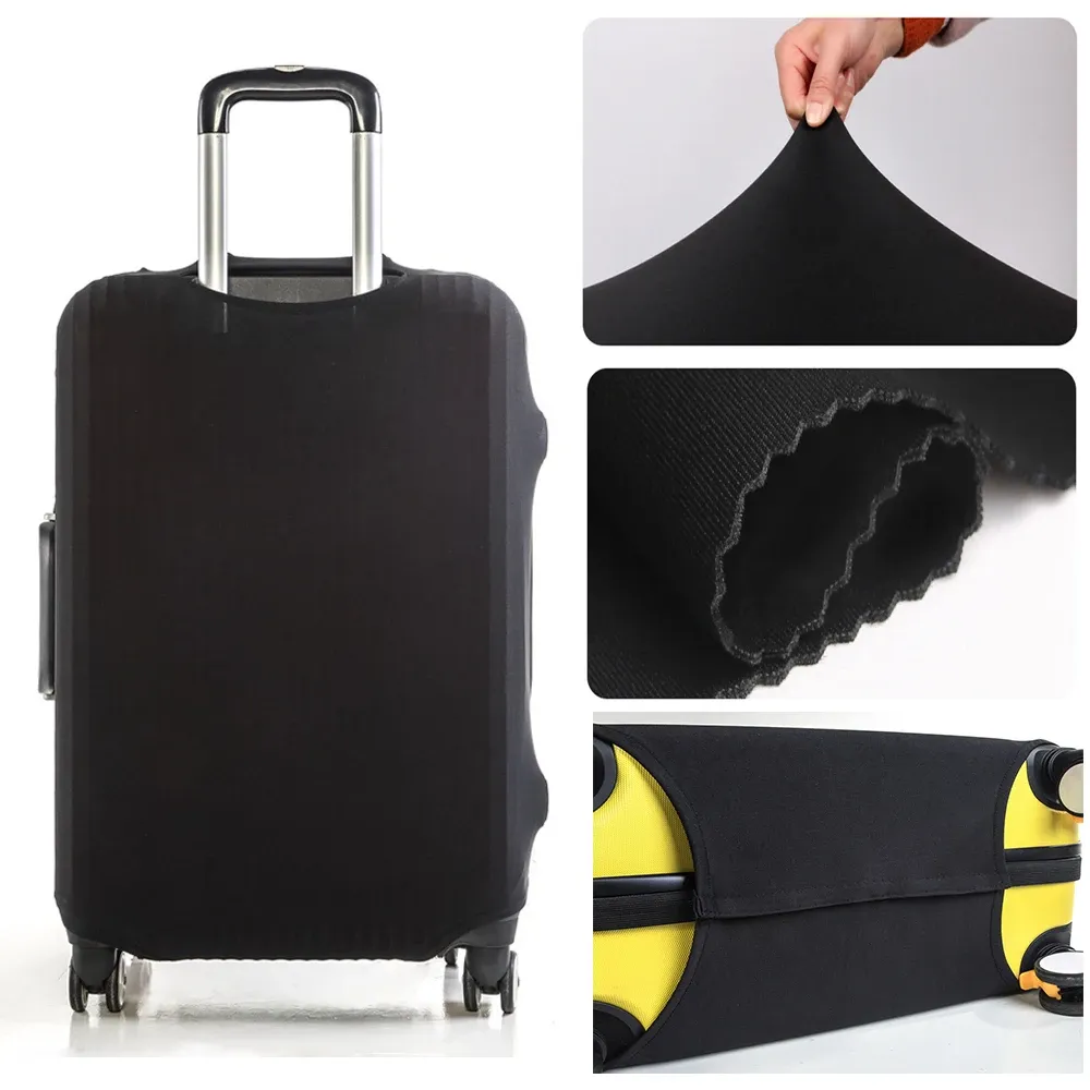 Solid Color Elastic Luggage Suitcase Cover for 18-28 Inch Luggage ...