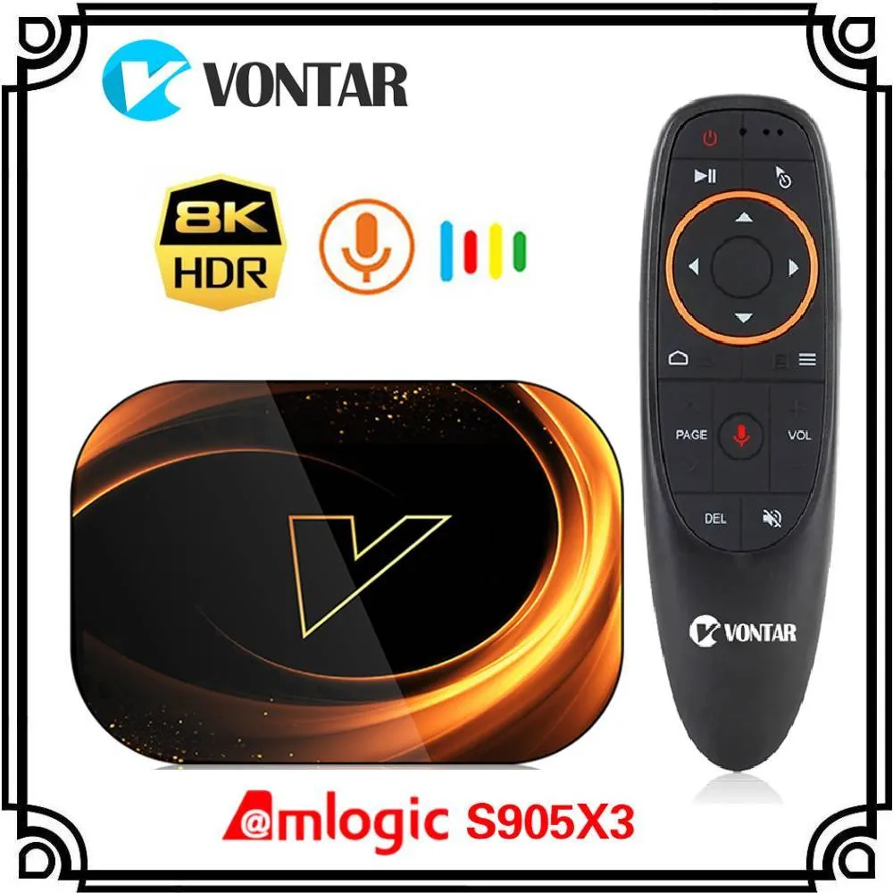 DHgate.com:VONTAR X3 8K Android TV Box, Amlogic S905X3 Quad-Core CPU ...