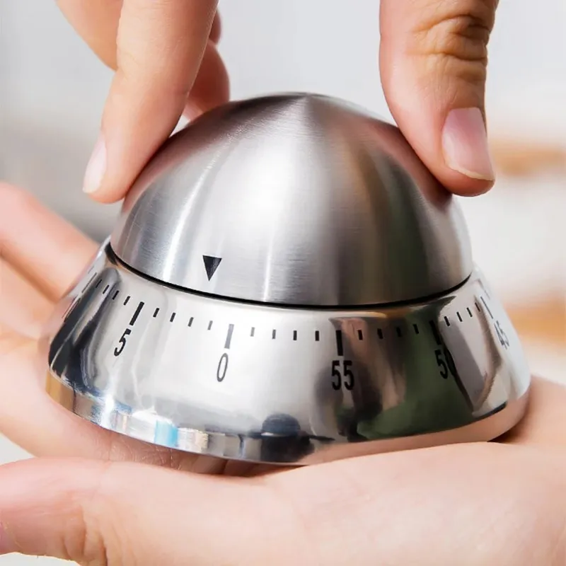 Stainless Steel Mechanical Timer Alarm Sound For Cooking Eggs And ...