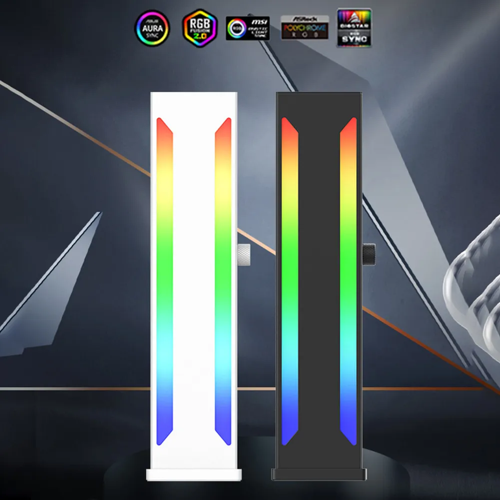 Computer Cooling Stand Adjustable CPU Fan Support With RGB Graphics ...