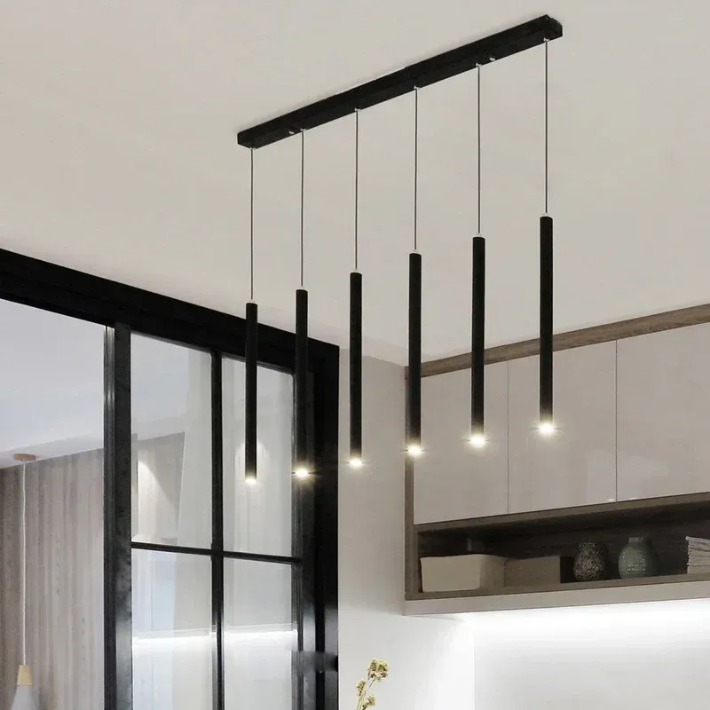 DHgate.com:Minimalist Spotlight Tube Pendant Lamp for Dining Room ...